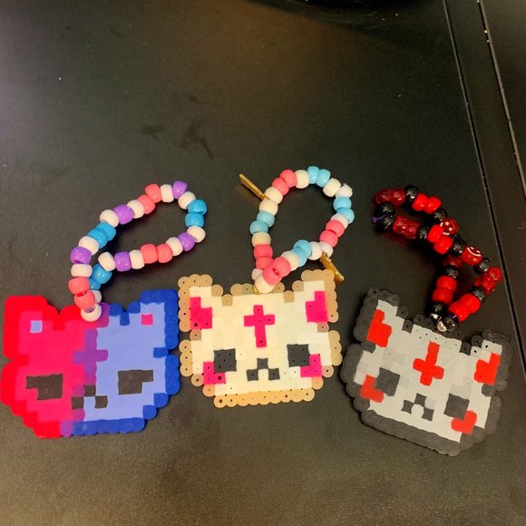 Perler | Jewelry | Demonic Kandi Kittens | Poshmark